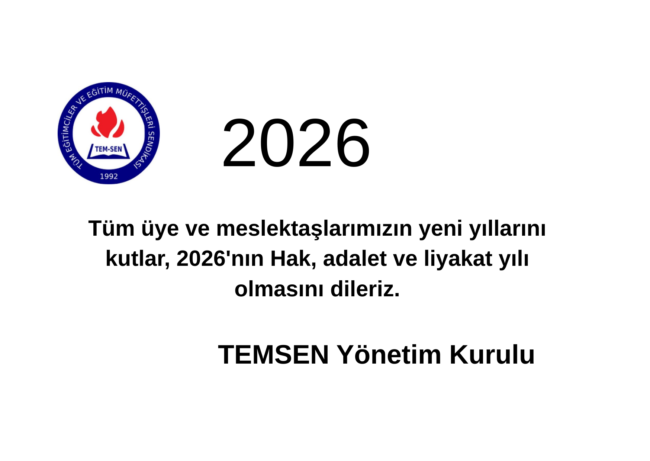 TEM - SEN | TÜM EĞİTİMCİLER VE EĞİTİM MÜFETTİŞLERİ SENDİKASI